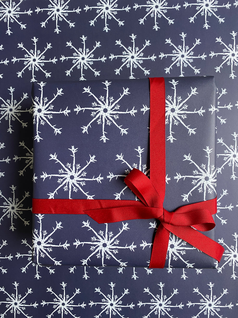 White Snowflake Wrapping Paper – Ballard and Prescott